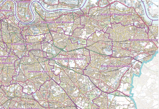 Regional UK Parliamentary Maps - London - Digital Download – ukmaps.co.uk
