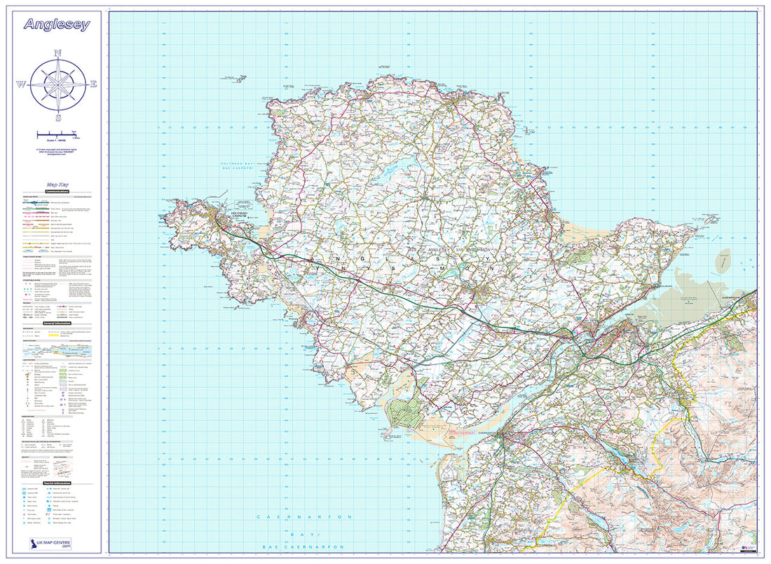 Isle of Anglesey - Digital Download – ukmaps.co.uk