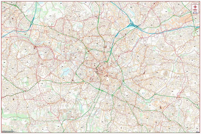 Central Birmingham Postcode City Street Map Digital Download Ukmaps central-birmingham-postcode-city-street-map-digital-download-ukmaps