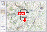 Borders Abbey Way Route Map - Digital Download – ukmaps.co.uk