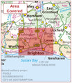 Postcode City Sector Map - Brighton & Hove - Digital Download – ukmaps ...