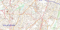 Central Bristol Postcode City Street Map - Digital Download – ukmaps.co.uk