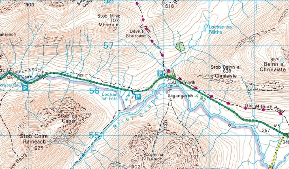 Buachaille Etive Mor - OS Walking Map Download – ukmaps.co.uk