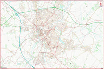 Central Cambridge Postcode City Street Map - Digital Download – ukmaps ...