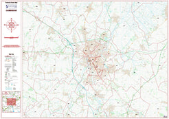 Postcode City Sector Map - Cambridge - Digital Download – ukmaps.co.uk