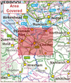 Postcode City Sector Map - Chester - Digital Download – ukmaps.co.uk