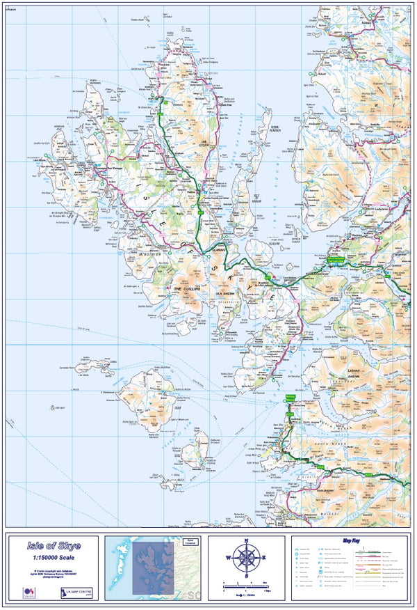 Compact Isle of Skye - Digital Download – ukmaps.co.uk