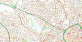 Central Coventry Postcode City Street Map - Digital Download – ukmaps.co.uk