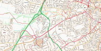 Central Derby Postcode City Street Map - Digital Download – ukmaps.co.uk