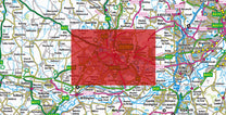 Central Derby City Street Map - Digital Download – ukmaps.co.uk