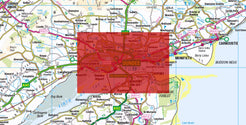 Central Dundee Postcode City Street Map - Digital Download – ukmaps.co.uk
