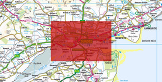Central Dundee Postcode City Street Map - Digital Download – ukmaps.co.uk