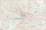 Central Glasgow Postcode City Street Map - Digital Download – ukmaps.co.uk
