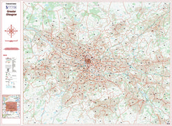 Postcode City Sector Map - Greater Glasgow - Digital Download – ukmaps ...