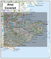 Kent County Boundary Map - Digital Download – ukmaps.co.uk
