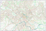 Central Leeds City Street Map - Digital Download – ukmaps.co.uk