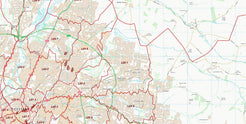 Postcode City Sector Map - Leicester - Digital Download – ukmaps.co.uk