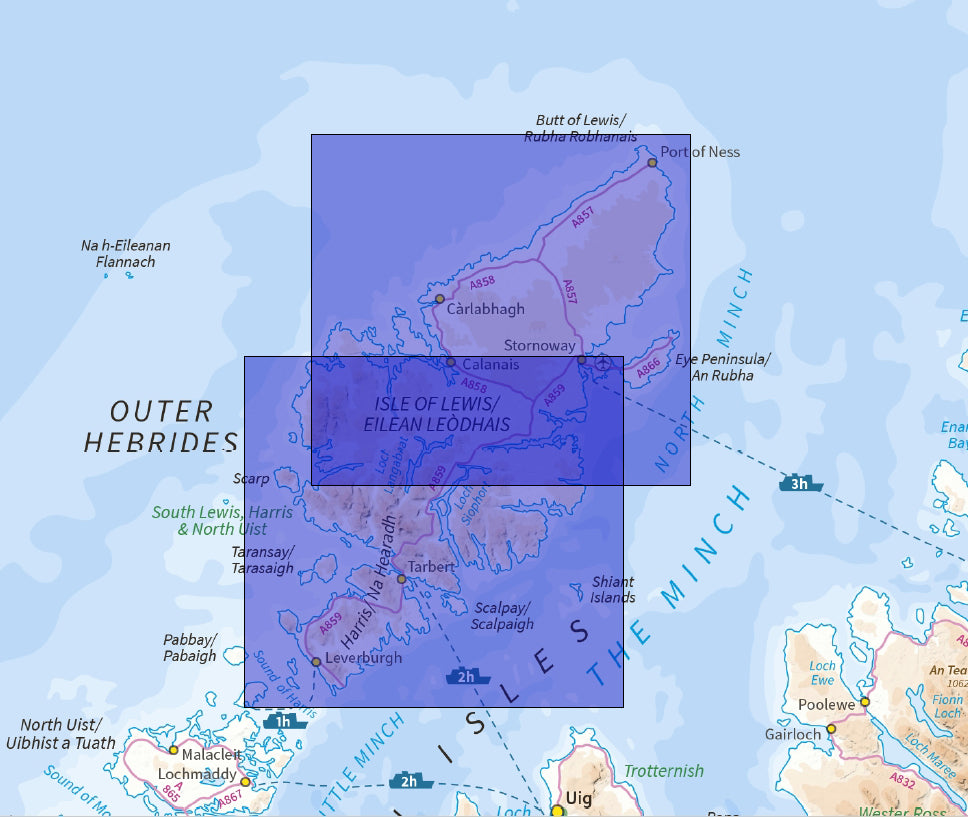 Isle of Lewis and Harris - North and South Series – ukmaps.co.uk