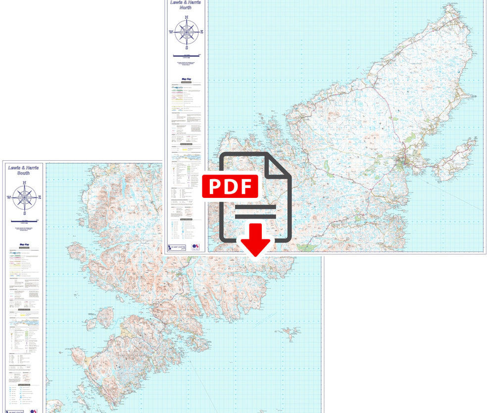 Isle of Lewis and Harris - North and South Series – ukmaps.co.uk