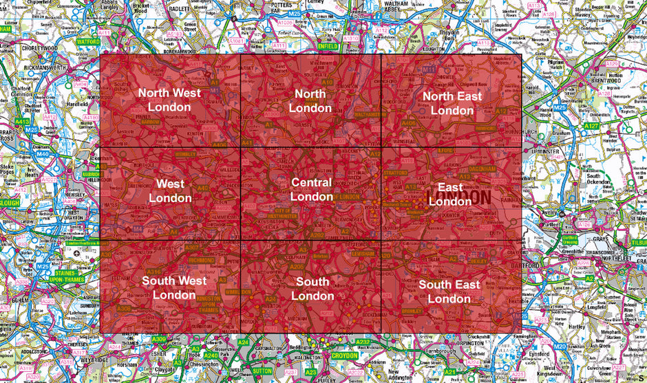 London City Street Maps | OS StreetView PDFs | UK Maps – ukmaps.co.uk
