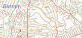 North London Postcode City Street Map - Digital Download – ukmaps.co.uk