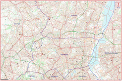 North London Postcode City Street Map - Digital Download – ukmaps.co.uk