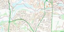 Central Northampton Postcode City Street Map - Digital Download ...
