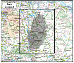 Nottinghamshire County Boundary Map - Digital Download – ukmaps.co.uk