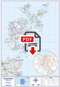Orkney Islands Map - Digital Download – ukmaps.co.uk