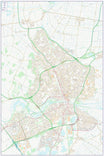 Central Peterborough City Street Map - Digital Download – ukmaps.co.uk