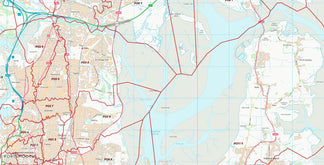 Postcode City Sector Map - Portsmouth - Digital Download – ukmaps.co.uk