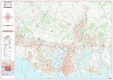 Postcode City Sector Map - Portsmouth - Digital Download – ukmaps.co.uk