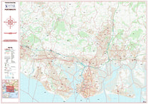 Postcode City Sector Map - Portsmouth - Digital Download – ukmaps.co.uk