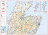 Postcode District Map 1 - North Scotland, Orkney & Shetland - Digital ...