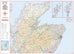 Postcode District Map 1 - North Scotland, Orkney & Shetland - Digital ...