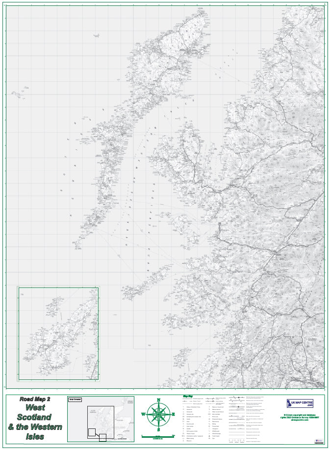 Road Map 2 - Western Scotland & the Western Isles - Digital Download ...