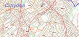 South London Postcode City Street Map - Digital Download – ukmaps.co.uk