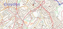 South London Postcode City Street Map - Digital Download – ukmaps.co.uk
