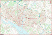 Central Southampton Postcode City Street Map - Digital Download ...