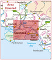 Postcode City Sector Map - Swansea - Digital Download – ukmaps.co.uk