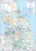 Travel Map 3 - Northern England - Digital Download – ukmaps.co.uk