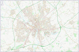 Central York City Street Map - Digital Download – ukmaps.co.uk