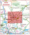 Postcode City Sector Map - York - Digital Download – ukmaps.co.uk