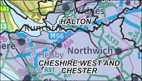 National Admin Map 3 - Northern England - Digital Download – ukmaps.co.uk