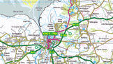 Road Map 5 - East Midlands & East Anglia - Digital Download – ukmaps.co.uk