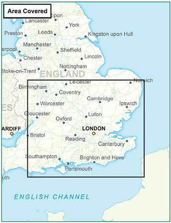 Road Map 8 - South East England - Digital Download – ukmaps.co.uk
